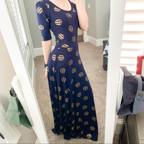LuLaRoe | Dresses | Lularoe Ana Printed Maxi Dress | Poshmark